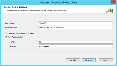 microsoft dynamics gp 2013 sp2 web client scale out deployment