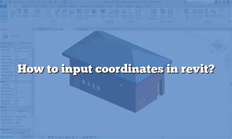 How To Input Coordinates In Revit Caddikt