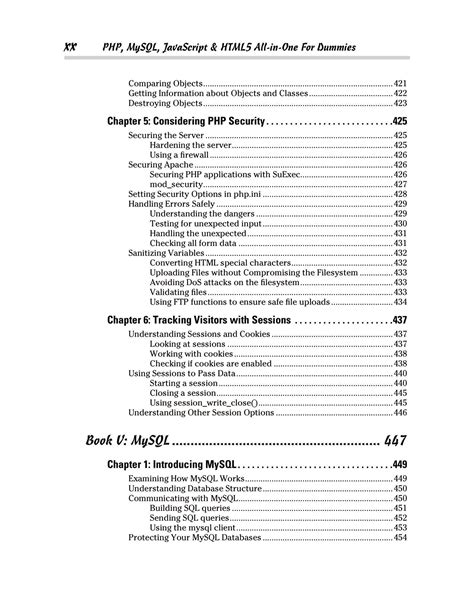 Php Mysql Javascript And Html5 All In One For Dummies E Books Max30