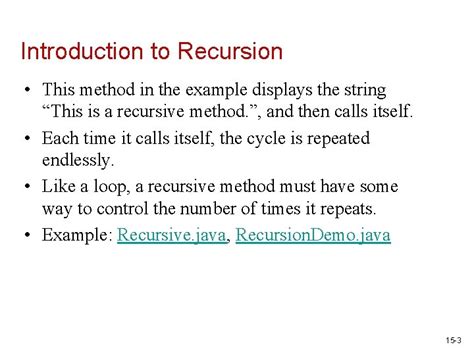 Chapter18 Recursive Methods Introduction To Recursion Solving Problems