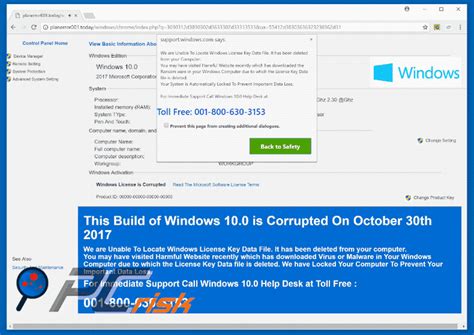 Unable To Locate Windows License Key Scam Easy Removal Steps Updated
