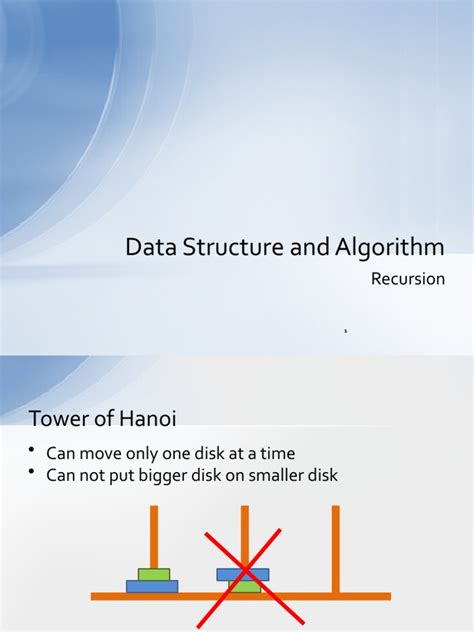 Data Structure And Algorithm Recursion Pdf Algorithms And Data