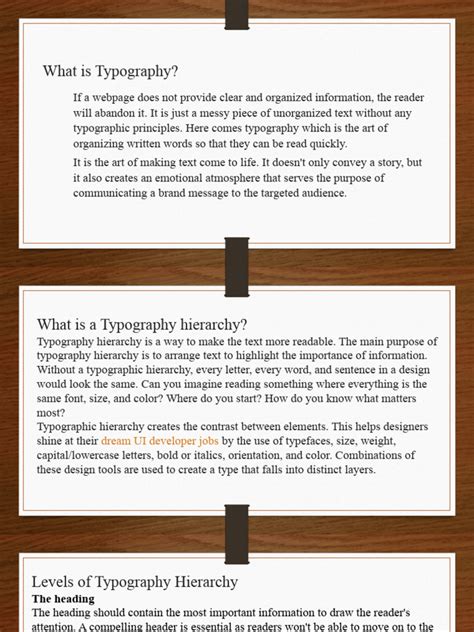 Typography Heirarchy Pdf Typography Typefaces