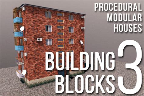 builder building blocks 3 0 procedural modular houses 3d
