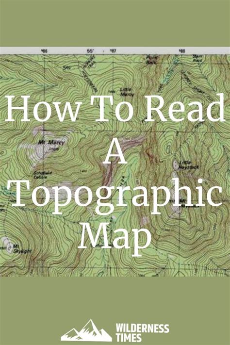 How To Read A Topographic Map Topographic Map Camping For Beginners
