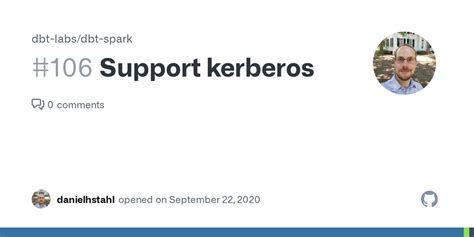 Support Kerberos · Issue 106 · Dbt Labsdbt Spark · Github