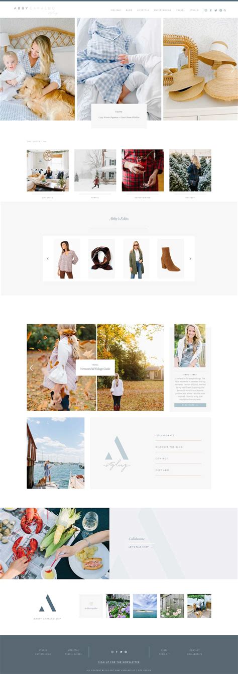 20 best example squarespace websites blog edition — paige brunton