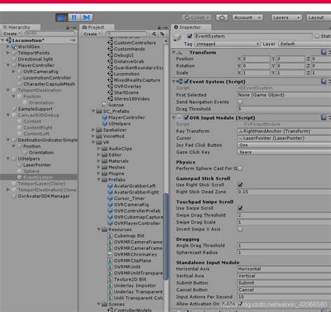 unity开发——oculus实现射线点击ui oculus 点击事件采集 csdn博客