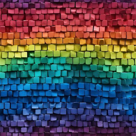 Premium Ai Image Rainbow Texture