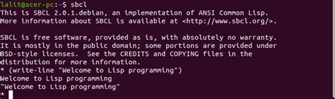How To Install Common Lisp On Ubuntu Linux