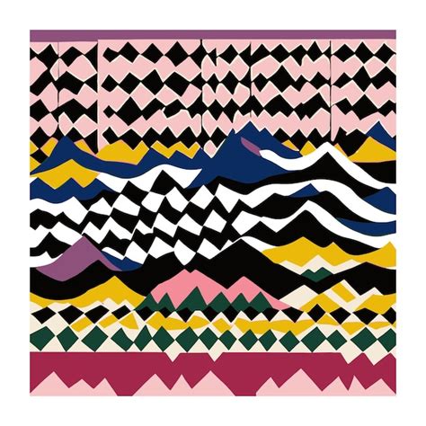 Premium Vector Colorful Abstract Retro Pattern