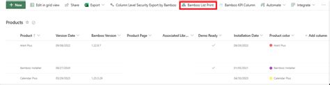 benefits of list print web part bamboo solutions