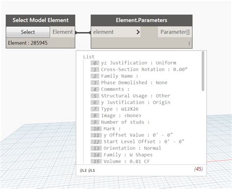 Get All Parameters In A Revit Parameter Group Dynamo