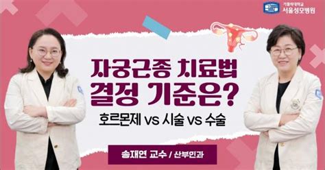 자궁근종 치료법 결정 기준은 헬스케어저널