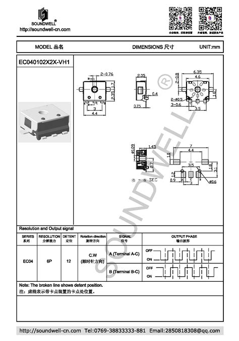 Ec04 Through Shaft Rotary Encoder Soundwell Electronic