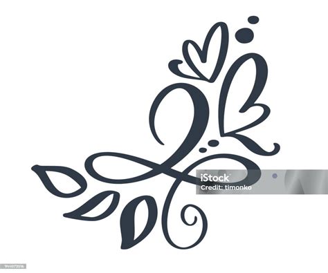 손으로 그린 테두리 번 창 구분 서 예 디자이너 요소입니다 흰색 배경 벡터 빈티지 웨딩 일러스트 격리 됨 결혼식에 대한 스톡