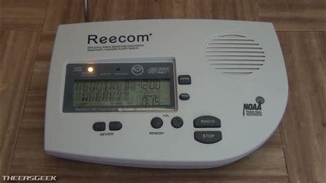 Reecom R 1630 Noaa Required Weekly Test Eas 929 Youtube