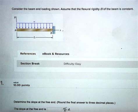 [get answer] consider the beam and loading shown assume that the
