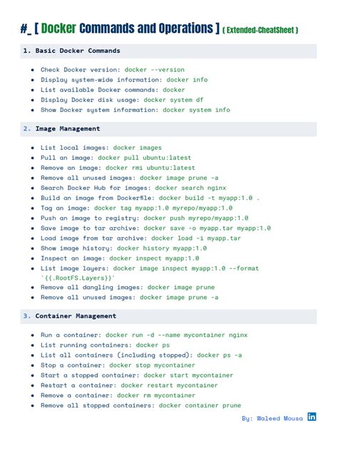 docker cheatsheet pdf utility software computing