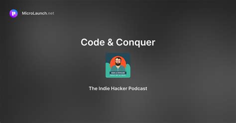 code and conquer is now on microlaunch