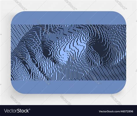 An Mans Face Created From Small Cubes Anonymous Vector Image