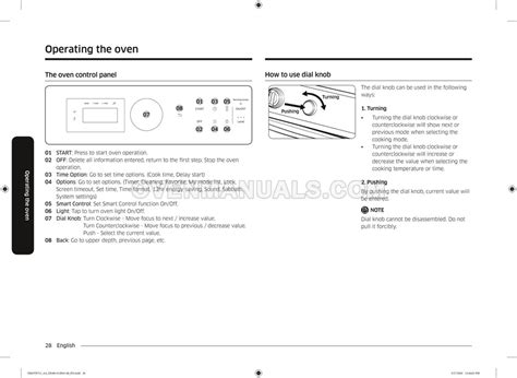 Samsung Ne T Sg Smartthings Range User Manual