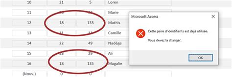 Empêcher les doublons de paires d identification en VBA