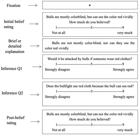 Illustration Of Procedure For The Misinformation Task Download Scientific Diagram