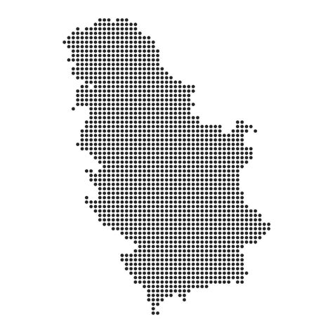 Premium Vector Map With Dot
