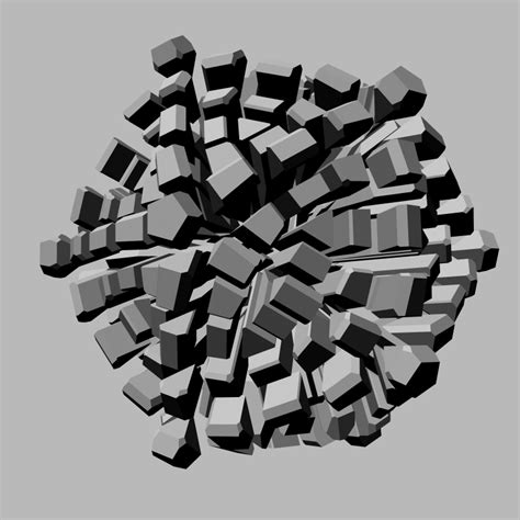 Voronoi Tessellation Abstract C4d