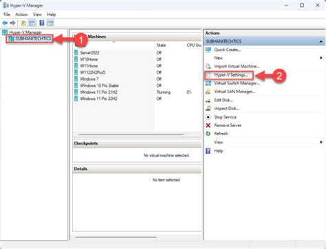 How To Enable Disable Enhanced Session Mode In Hyper V