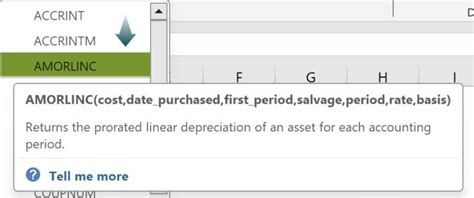 AMORLINC Excel Function Syntax Examples How To Use