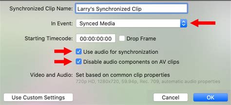 Apple Final Cut Pro X Sync Double System Sound Larry Jordan