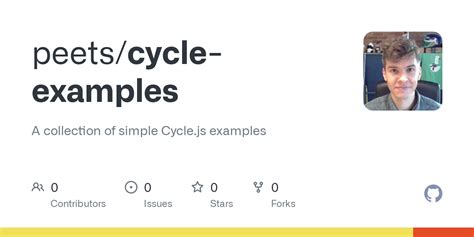 GitHub Peets Cycle Examples A Collection Of Simple Cycle Js Examples