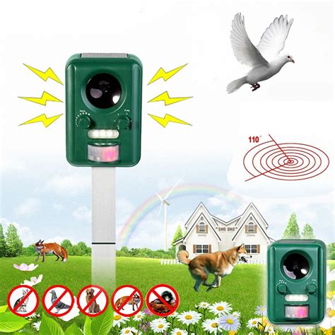 Motion Activated Solar Power Pest Repeller