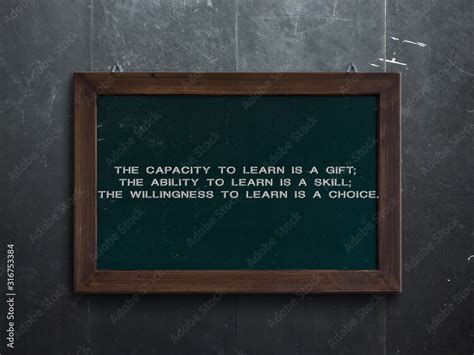 the capacity to learn is a t the ability to learn is a skill the