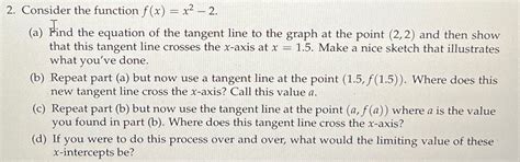 solved consider the function f x x2 2 a ﻿find the