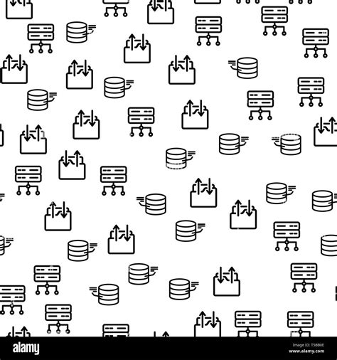 Data Center Security Tech Server Seamless Pattern Stock Vector Image And Art Alamy