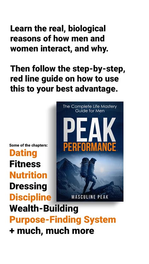 Peak Performance Complete Life Mastery Guide For Men