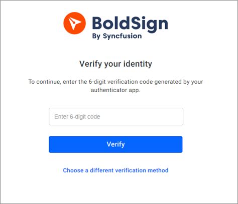 Set Up 2fa For Your Boldsign Account Boldsign