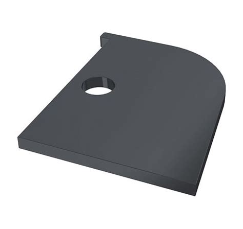 5m X 203mm Horizontal Coastline Cladding Anthracite Grey