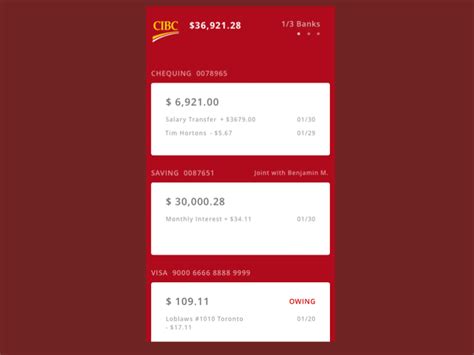 50 Weekly Ui Challenge Joint Banking By Qiuzao Zhang On Dribbble