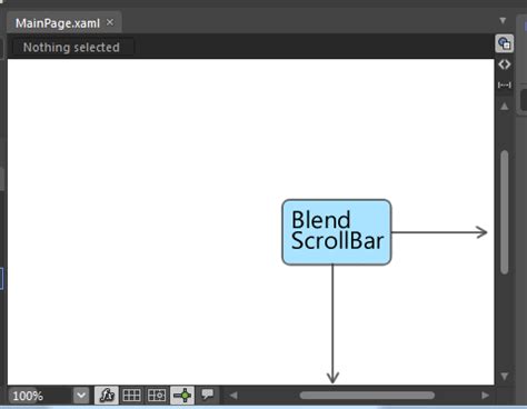 C Designing A Verticle Scrollbar With Style In WPF Stack Overflow