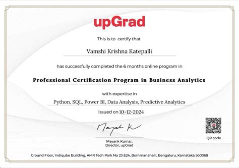 businessanalytics upgrad datadrivendecisions givemycertificate