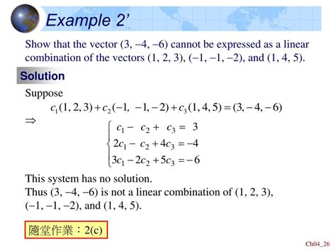 Ppt Chapter 4 General Vector Spaces Powerpoint Presentation Free