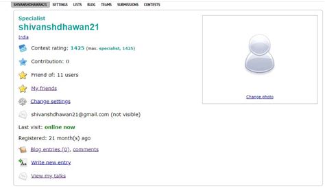 Shivansh Dhawan On Linkedin Codeforces Specialist Cp
