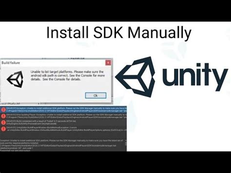 Update Android Sdk Unity Unable To Install Additional Sdk Platform Unity List Target Api Level