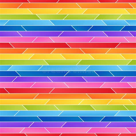 Geometric Rainbow Background Of Asymmetric Triangles Grid Stock Vector Illustration Of
