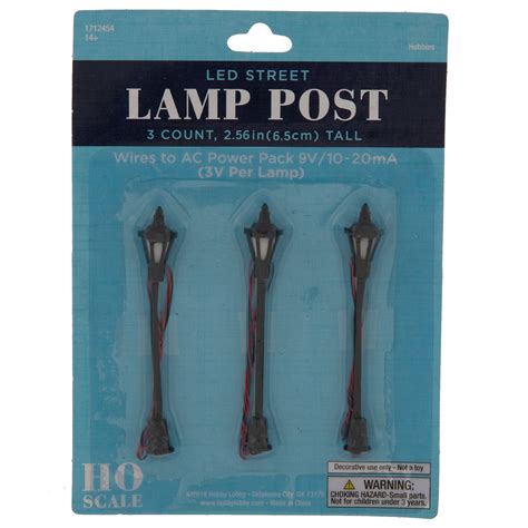 led street lamp posts hobby lobby 1712454