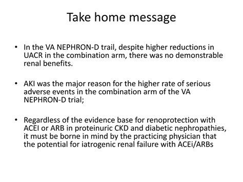 Dual Raas Blockade Va Nephron D Trial Ppsx